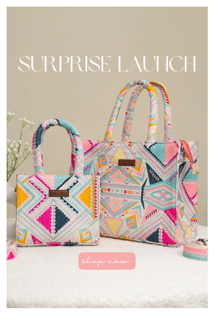 Maisha By Esha | Handmade Cotton & Jacquard Bags | Save upto 22%